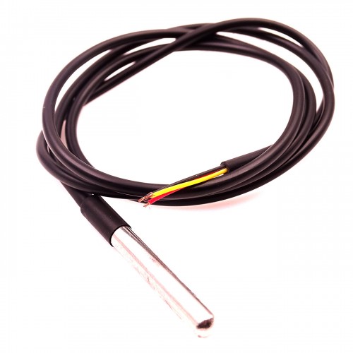 Water Proof Liquid Temperature Sensor - DS18B20 - Roboticscomp